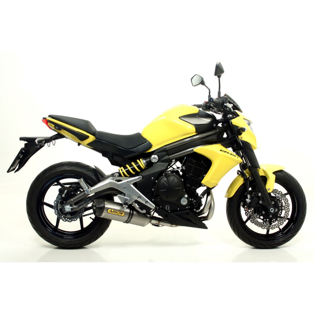 Kawasaki ER6 | ER-6N | ER6N | ER6F 2012-2016 Full ARROW Exhaust system - Titanium silencer ...