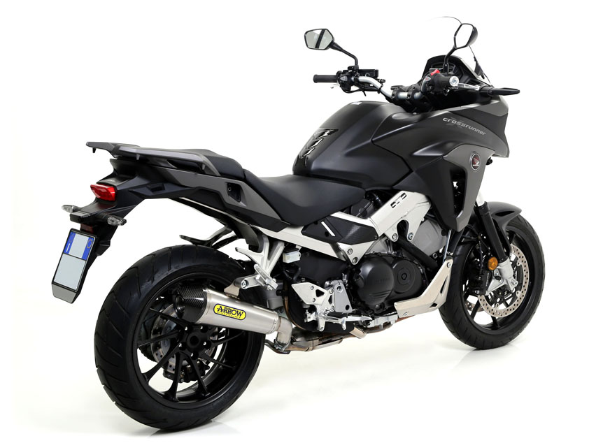 Honda Crossrunner 800 2015-2020 ARROW Steel / Carbon X-Kone silencer ...