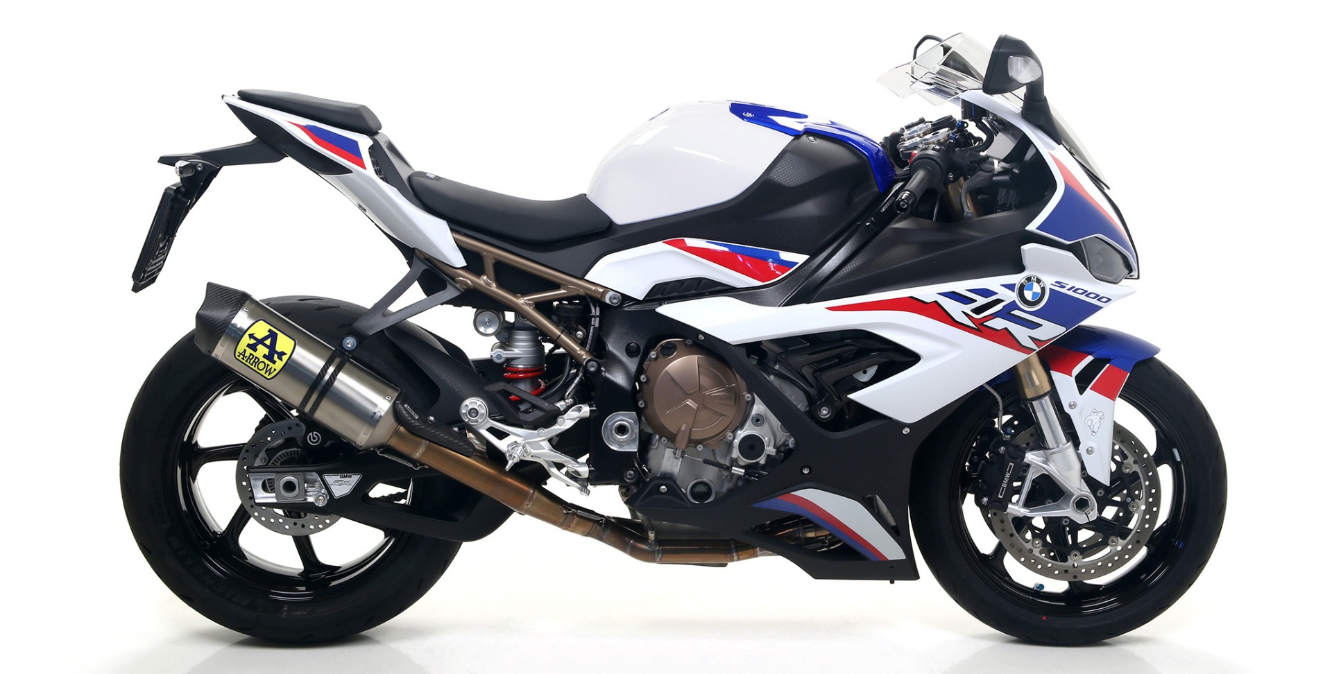 BMW S1000RR 2019-2023 Replacement Competition ARROW Race Titanium Mid ...