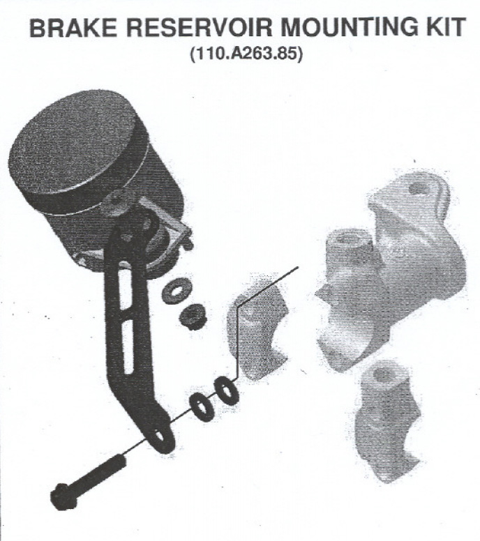 Brembo Brake Reservoir Mounting Kit | RCS Master Cylinders