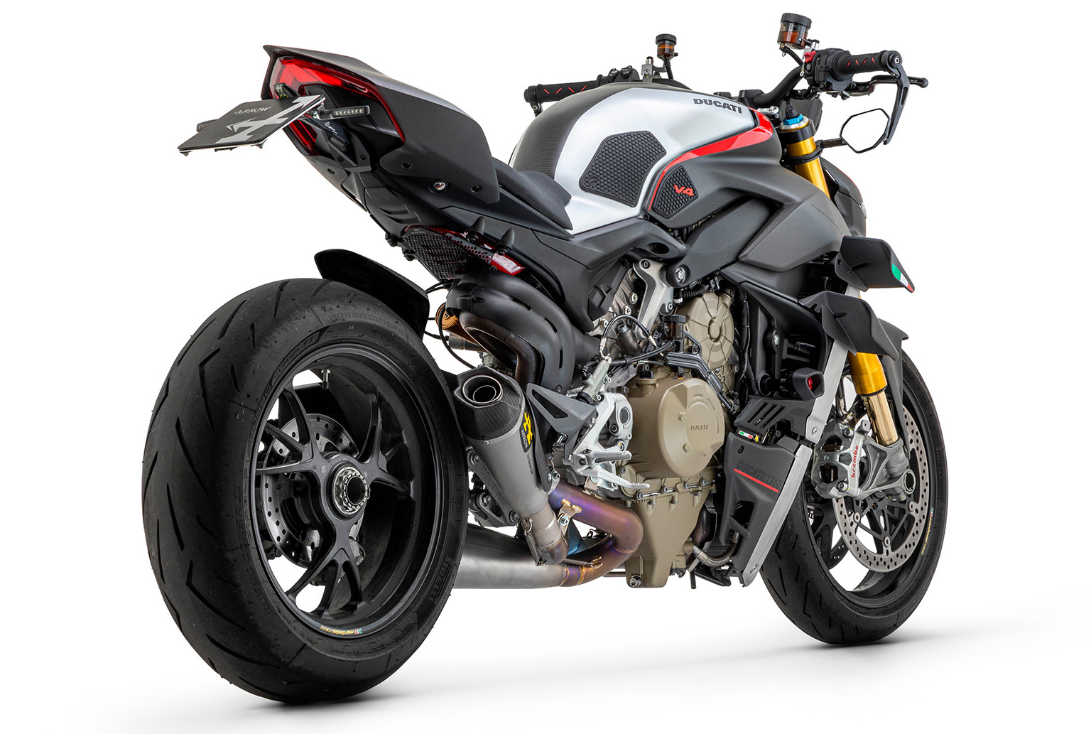 Ducati Streetfighter V4 2020-2022 ARROW Works Full Titanium / Carbon ...