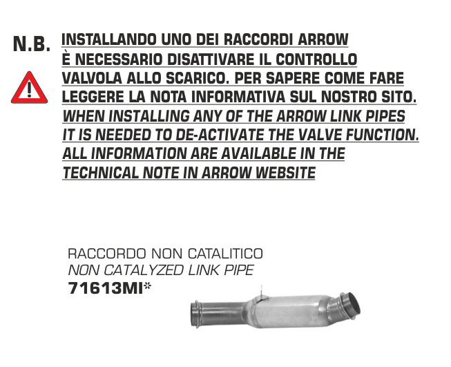 KTM 1290 Super Duke R 2014-2019 Arrow Mid pipe - MotorcycleRaceParts ...