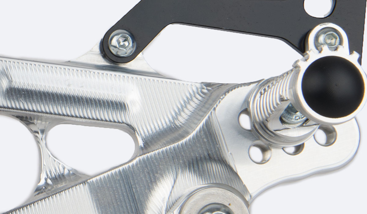 SPIDER Rearsets Triumph 765 - FREE UK DELIVERY - MotorcycleRaceParts