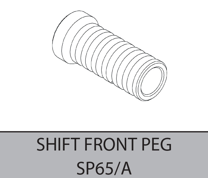 SPIDER Spare CNC Gear Shift Lever Peg - MotorcycleRaceParts - Official ...