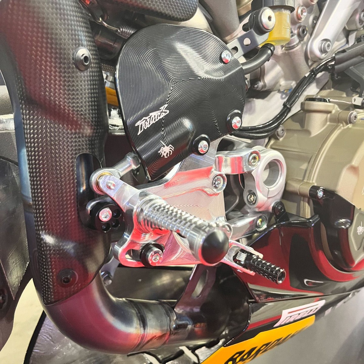SPIDER Rearsets DUCATI V4 V4S PANIGALE SBK 2025 - w/o Rear Brake - FREE ...