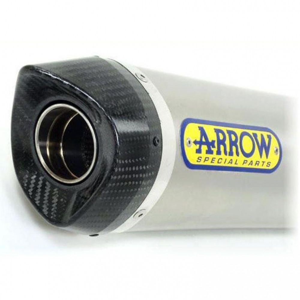 Yamaha YZF-R125 08-13 Full ARROW Exhaust system with Titanium/carbon ...