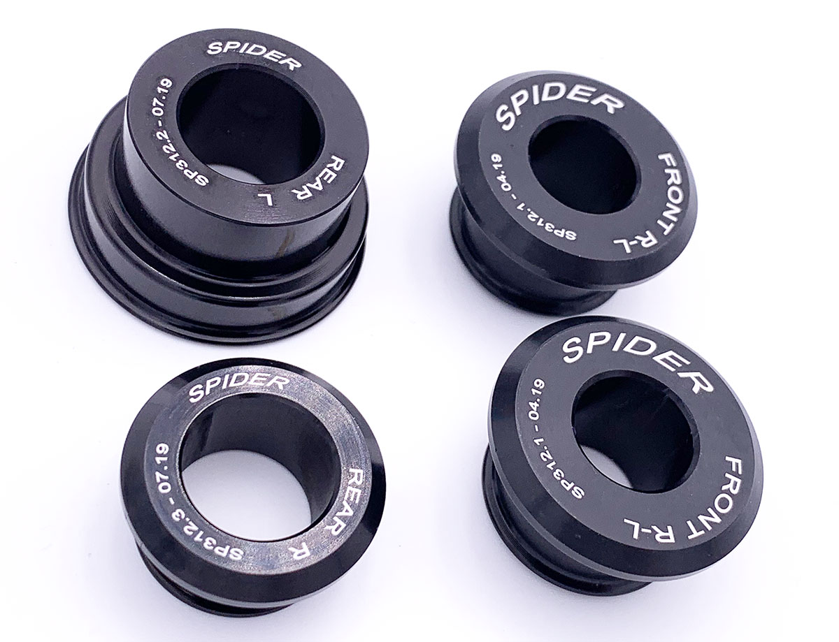 SPIDER Captive Wheel Spacer Kit - Yamaha YZF-R3 - FREE UK DELIVERY ...